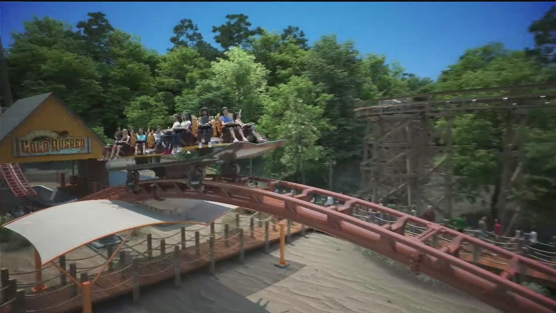 Six Flags Over Georgia new rollercoaster Georgia Gold Rusher | 11alive.com