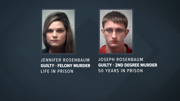 Rosenbaums sentenced in 2-year-old's murder | 11alive.com