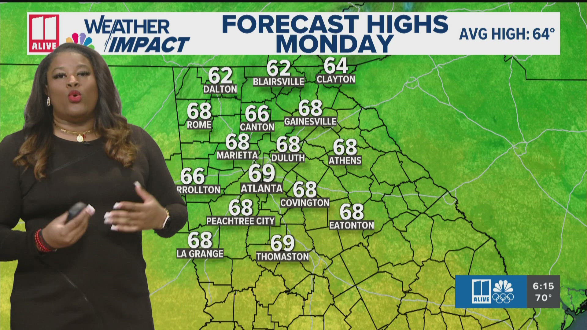 Georgia faces elevated fire threat Monday | 11alive.com