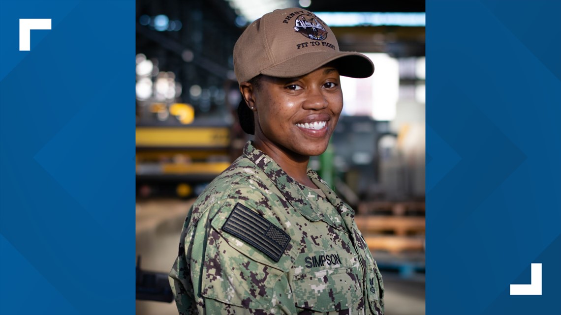 Reserve Sailor Amberia Simpson supports Navy's shipyard surge | 11alive.com