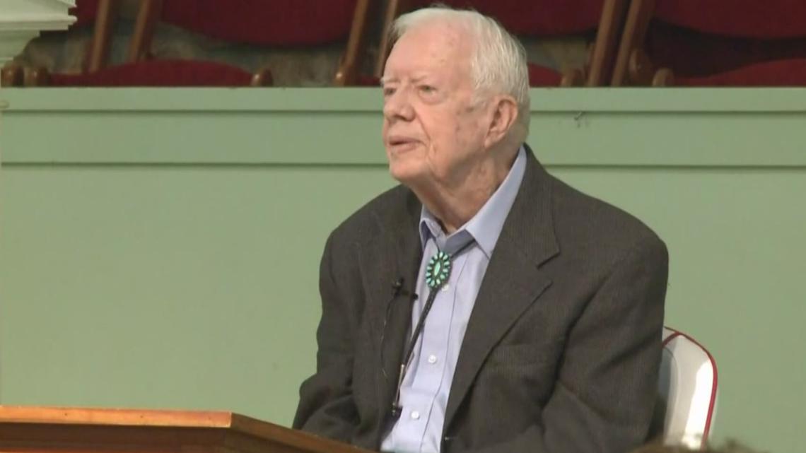 Jimmy Carter endorsement of Raphael Warnock for Georgia US Senate ...