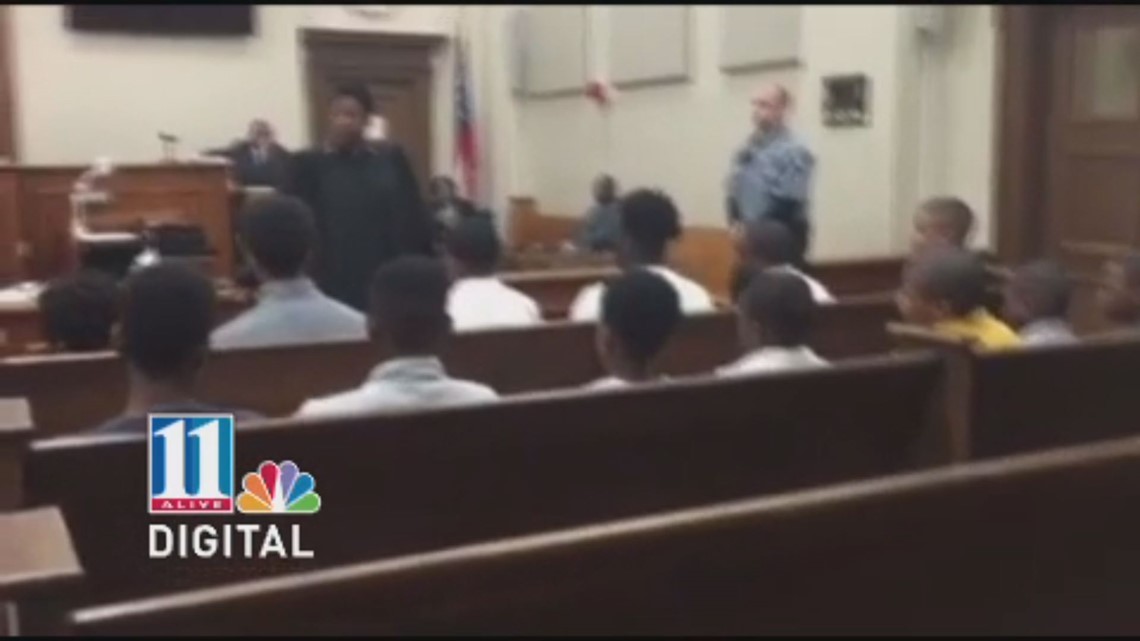 PHOTOS: Georgia judge brings teens to tears | 11alive.com