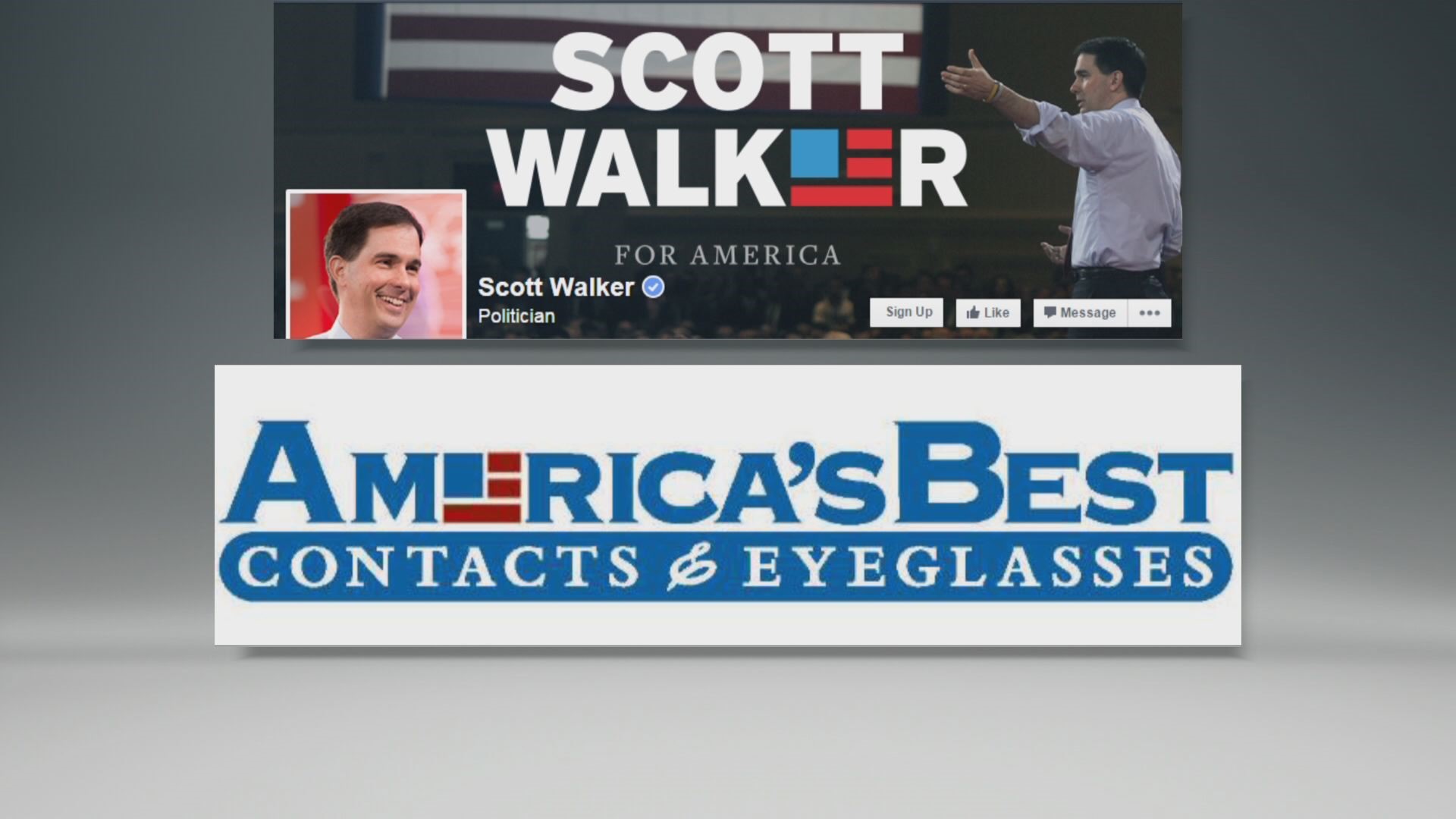Scott Walker's logo bears similarities with America's Best | 11alive.com