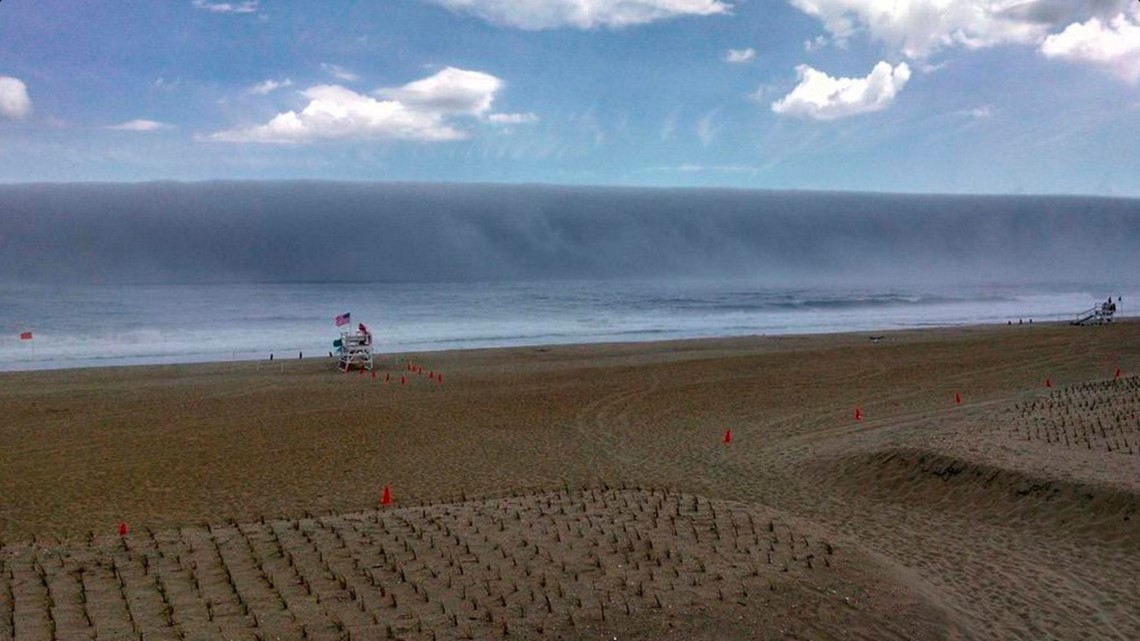 Ocean fog looks like tsunami-sized wave | 11alive.com