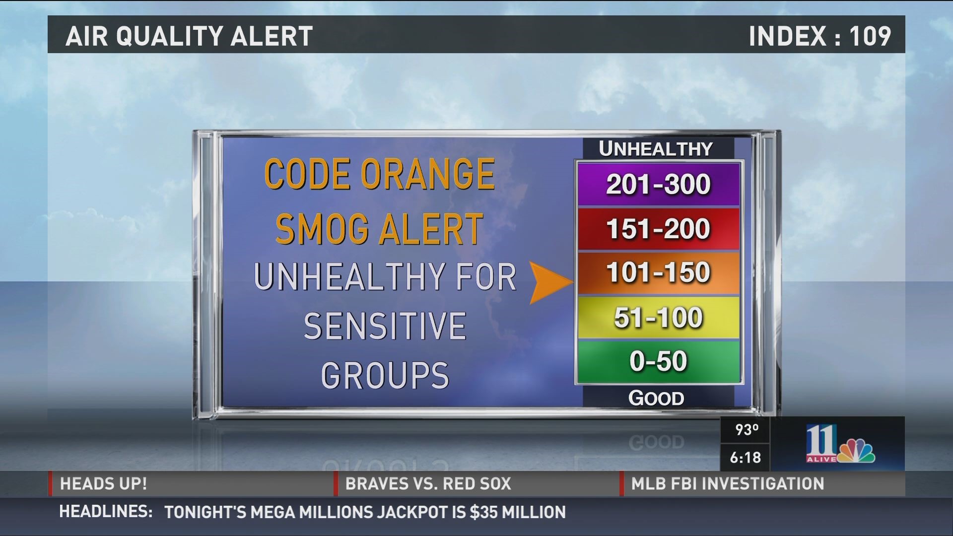 'Code Orange' smog alert in effect in Atlanta Wednesday | 11alive.com