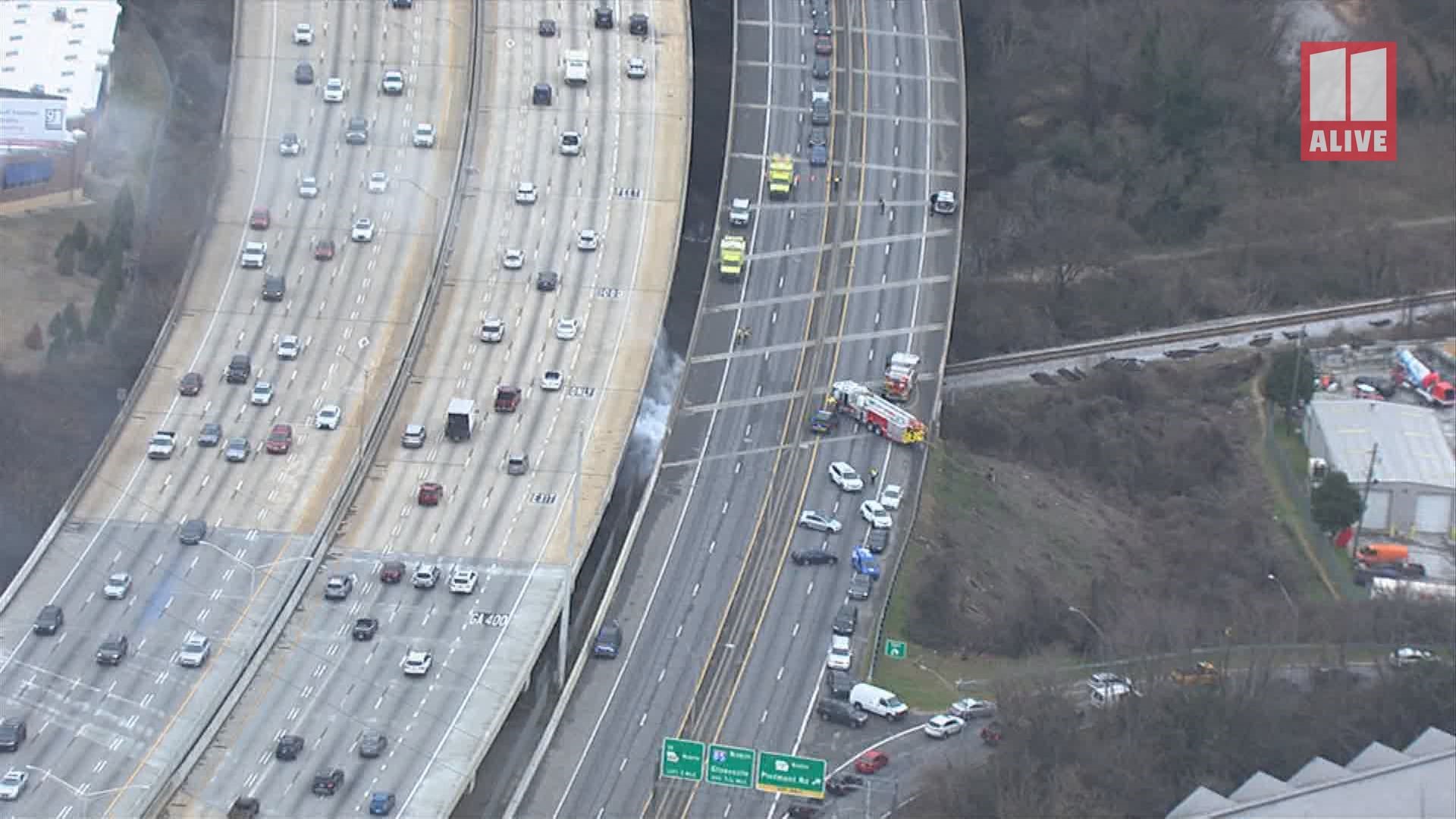 Fire under I-85 in Atlanta | 11alive.com