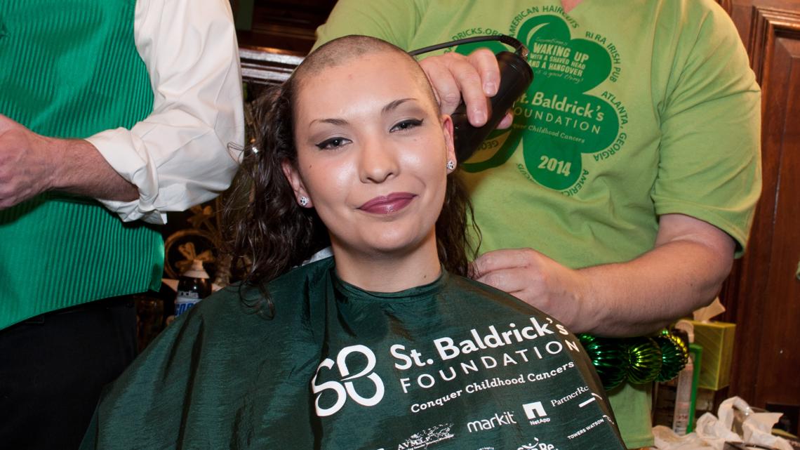 Sandy Springs St. Baldrick's head shaving event | 11alive.com