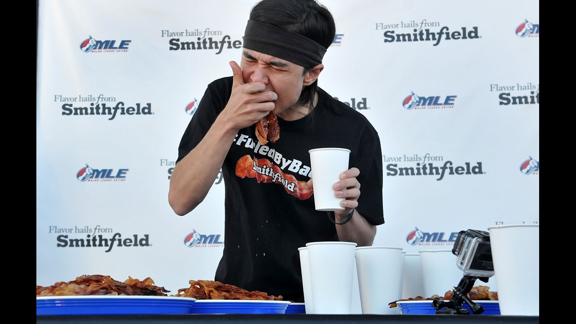 Man eats 182 slices of bacon in one sitting | 11alive.com