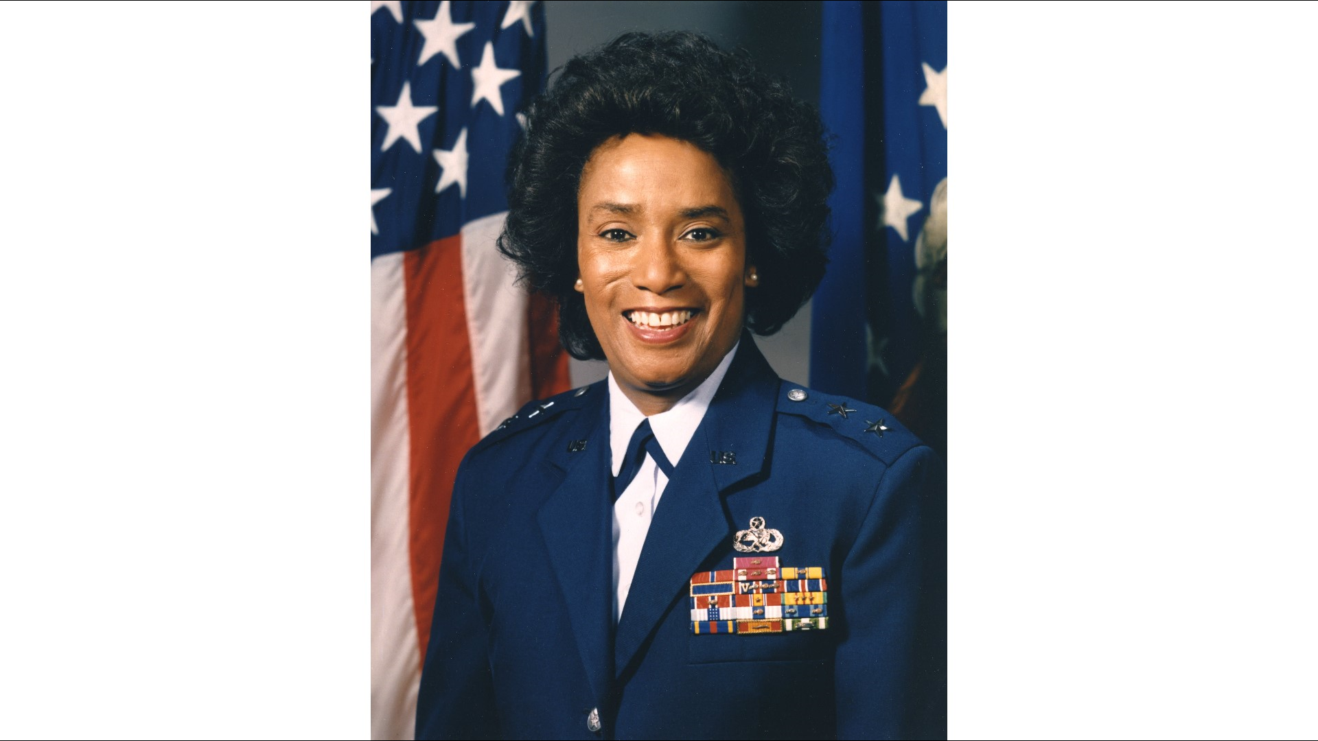 US Air Force's first black woman major general buried with full honors ...
