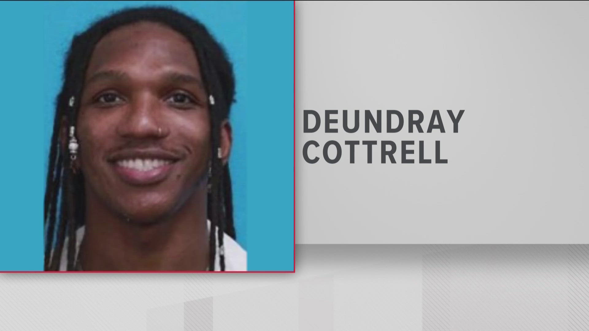 Missing man Deundray Cottrell found dead in Alabama: Police | 11alive.com