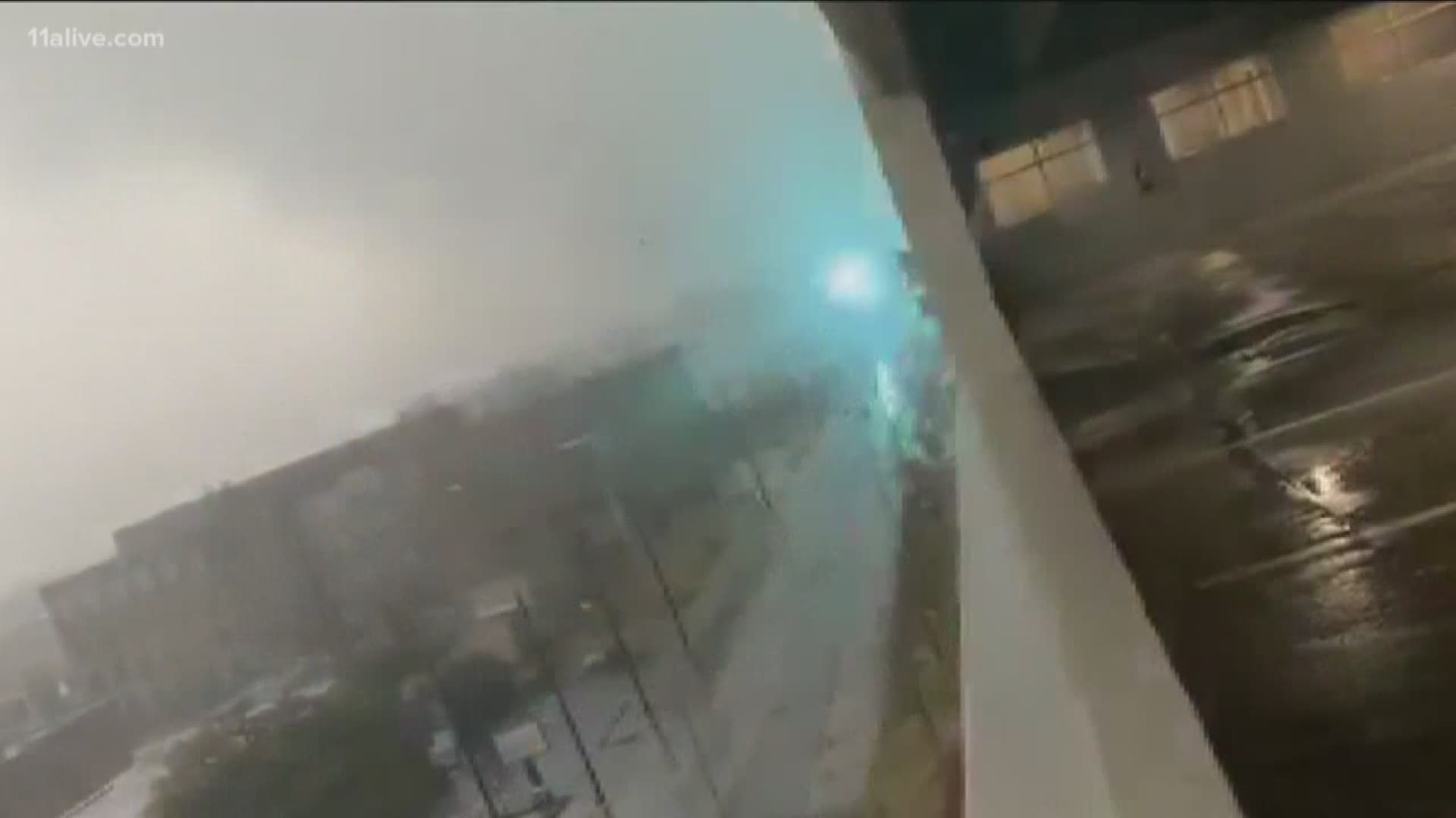 Video shows strong storm in Macon | 11alive.com