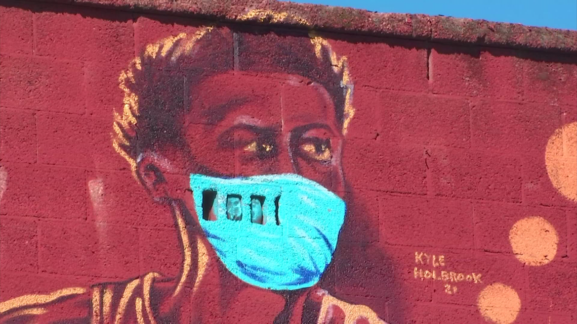 Photos: Trae Young mural installed in Cabbagetown neighborhood ...