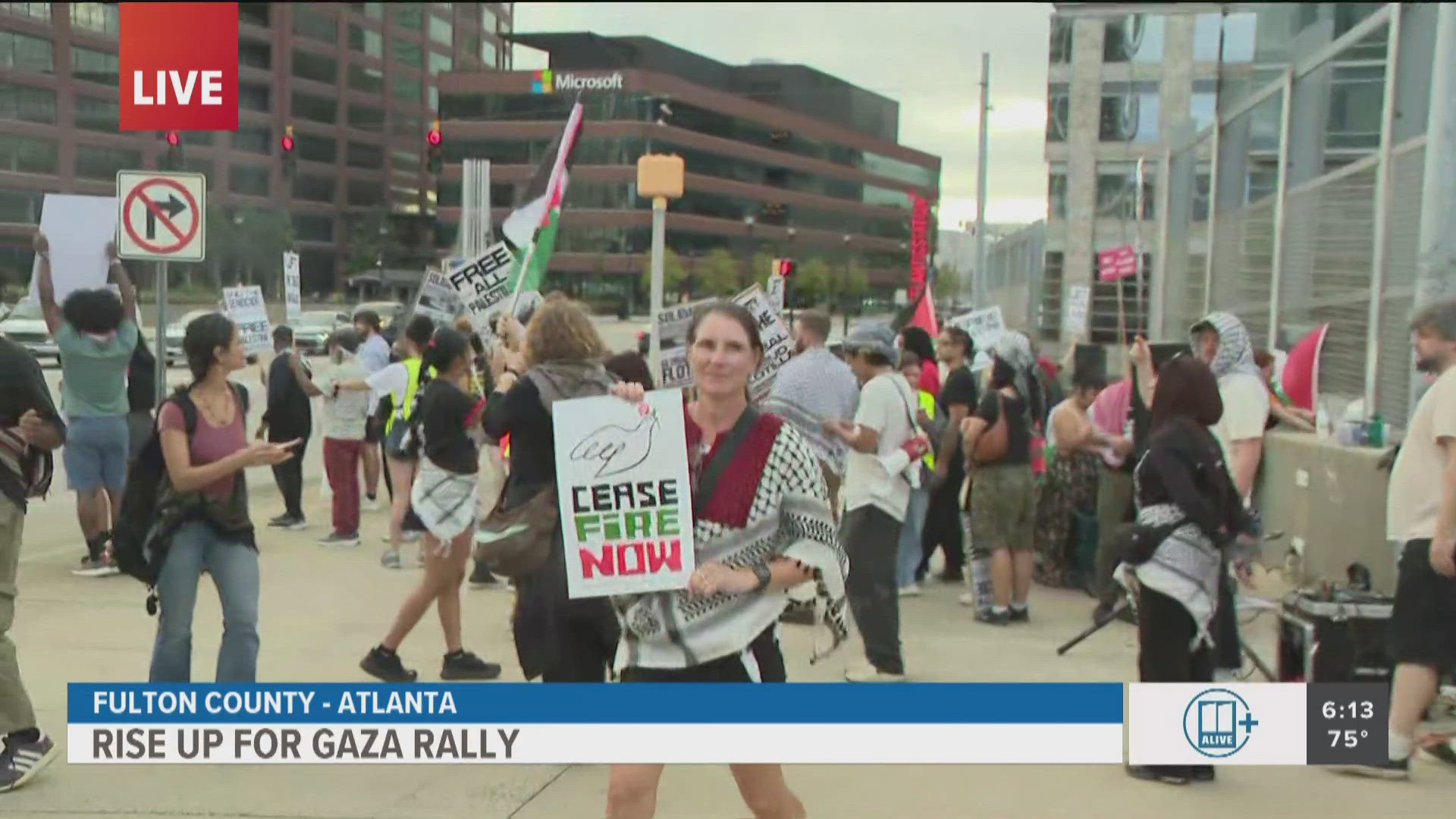 Rally to support Gaza in Atlanta | 11alive.com