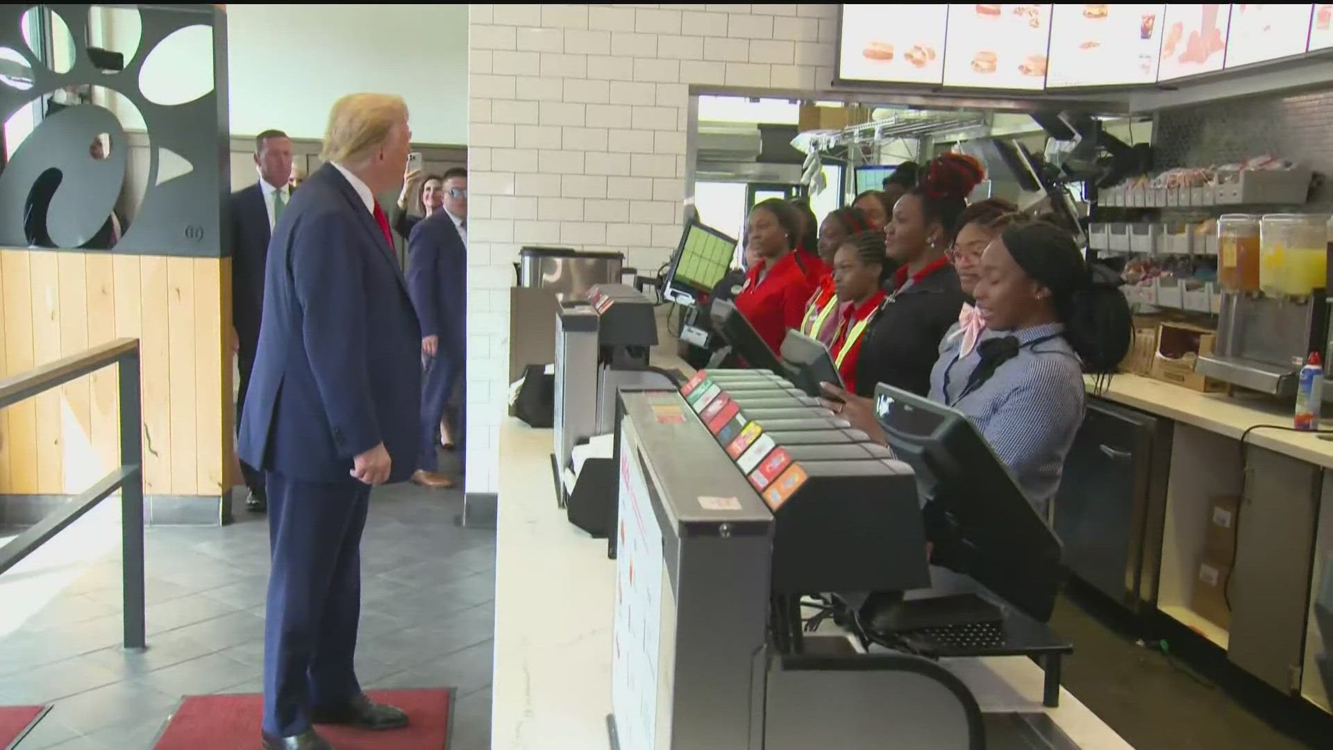 Former President Donald Trump in Atlanta for fundraiser event | 11alive.com