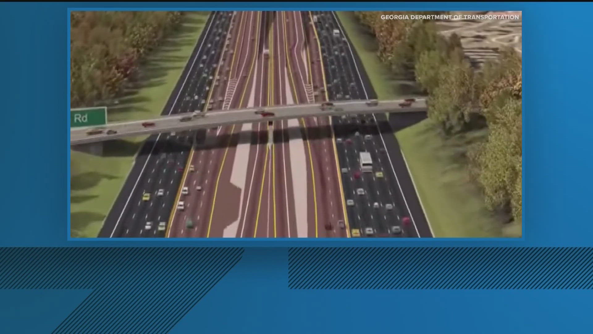 Tree clearing signals start of massive $4.6 billion Georgia 400 ...