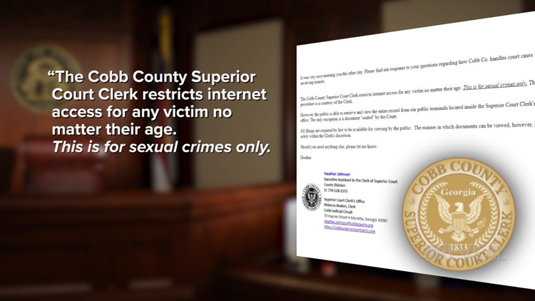 Sex Crime Victims Names Uploaded To Georgia Court Clerks Website