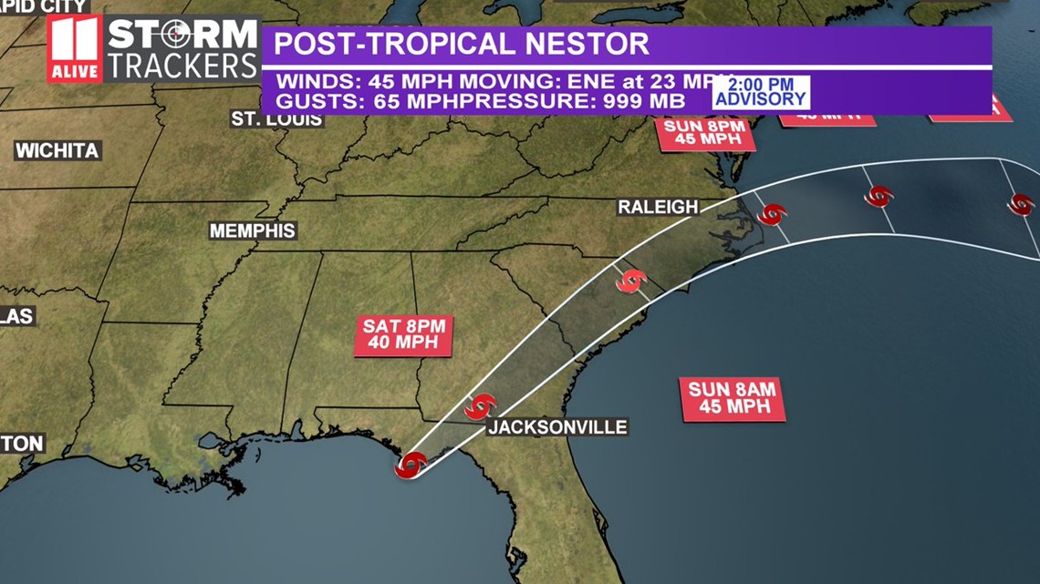 Tropical Storm Nestor effects in Atlanta area | 11alive.com
