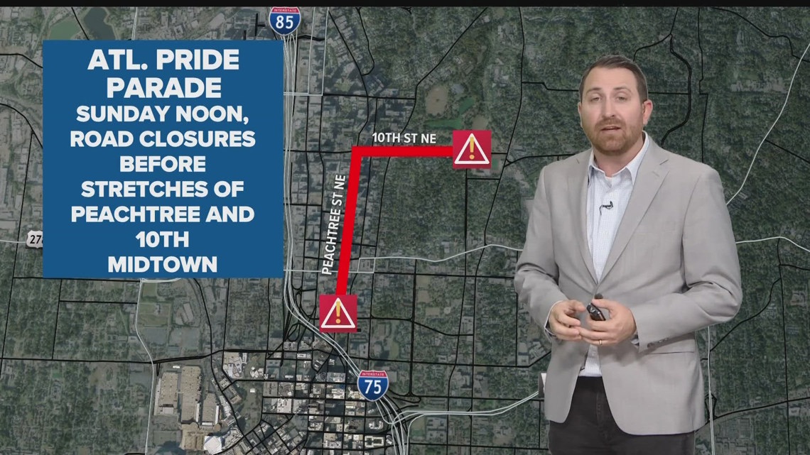 Traffic report ahead of Atlanta Pride weekend | 11alive.com