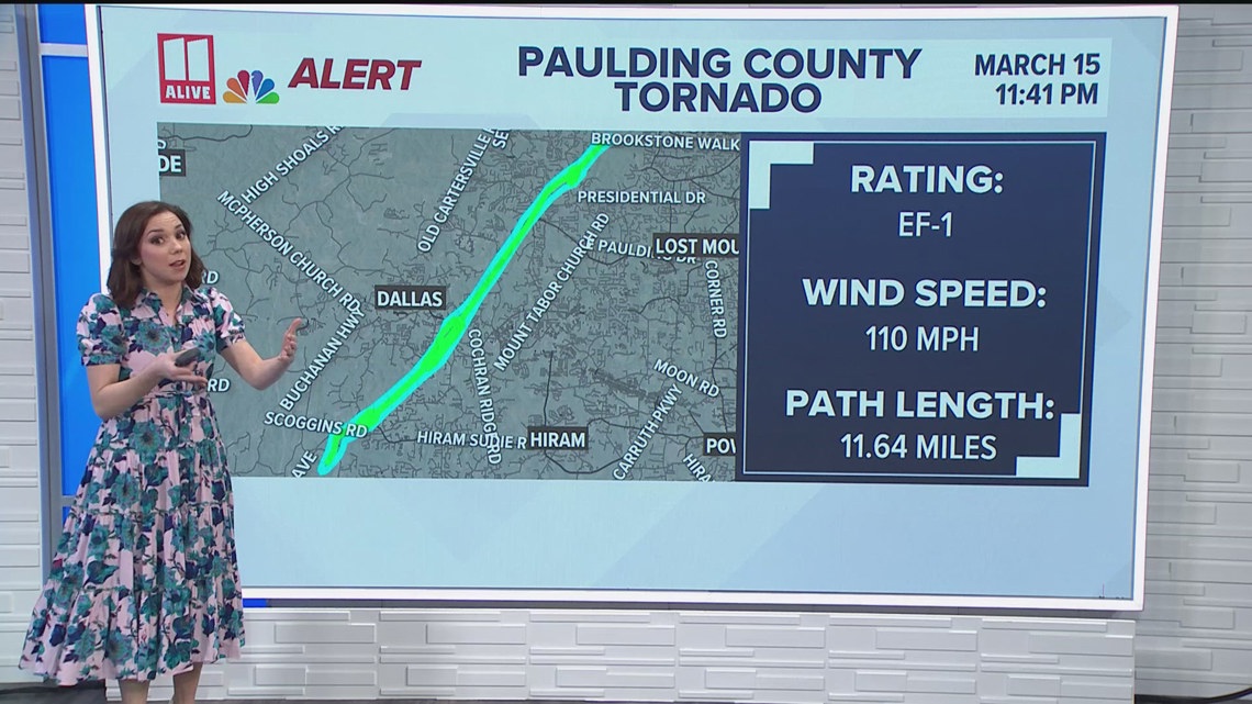Paulding County tornado | Look at the path | 11alive.com