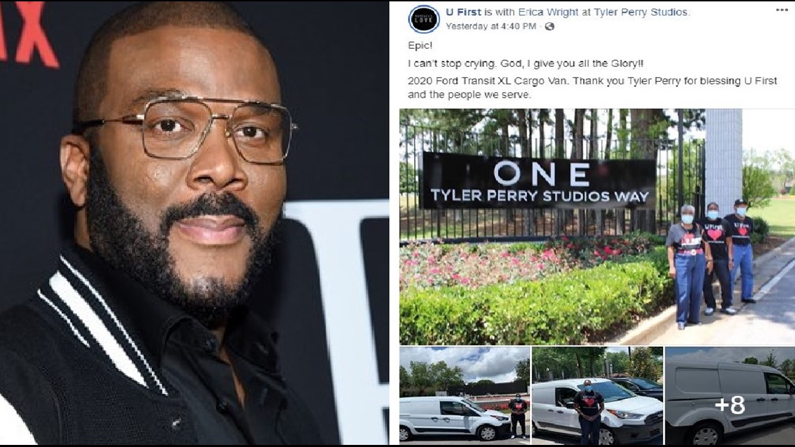Tyler Perry gifts van to Atlanta woman's homeless charity | 11alive.com