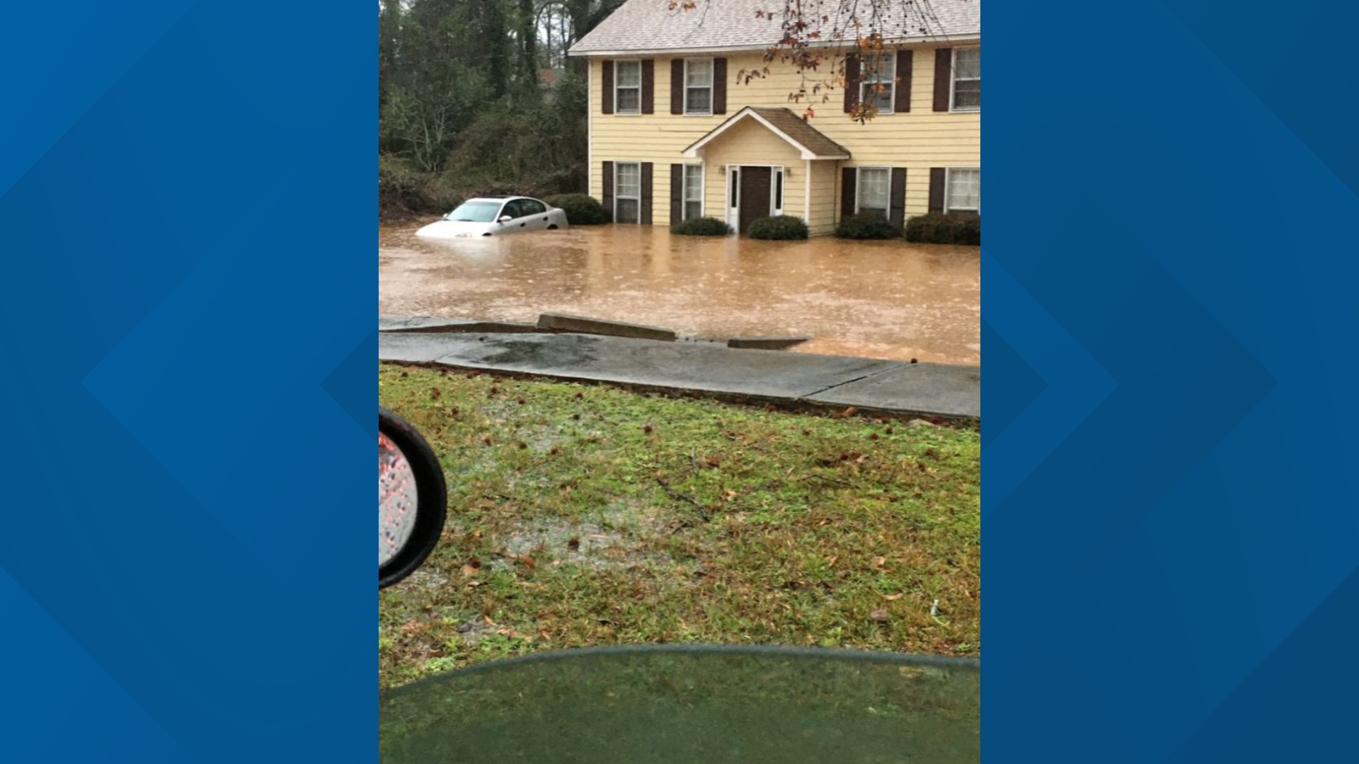 LaGrange flooding: Video shows water pouring out the front door ...