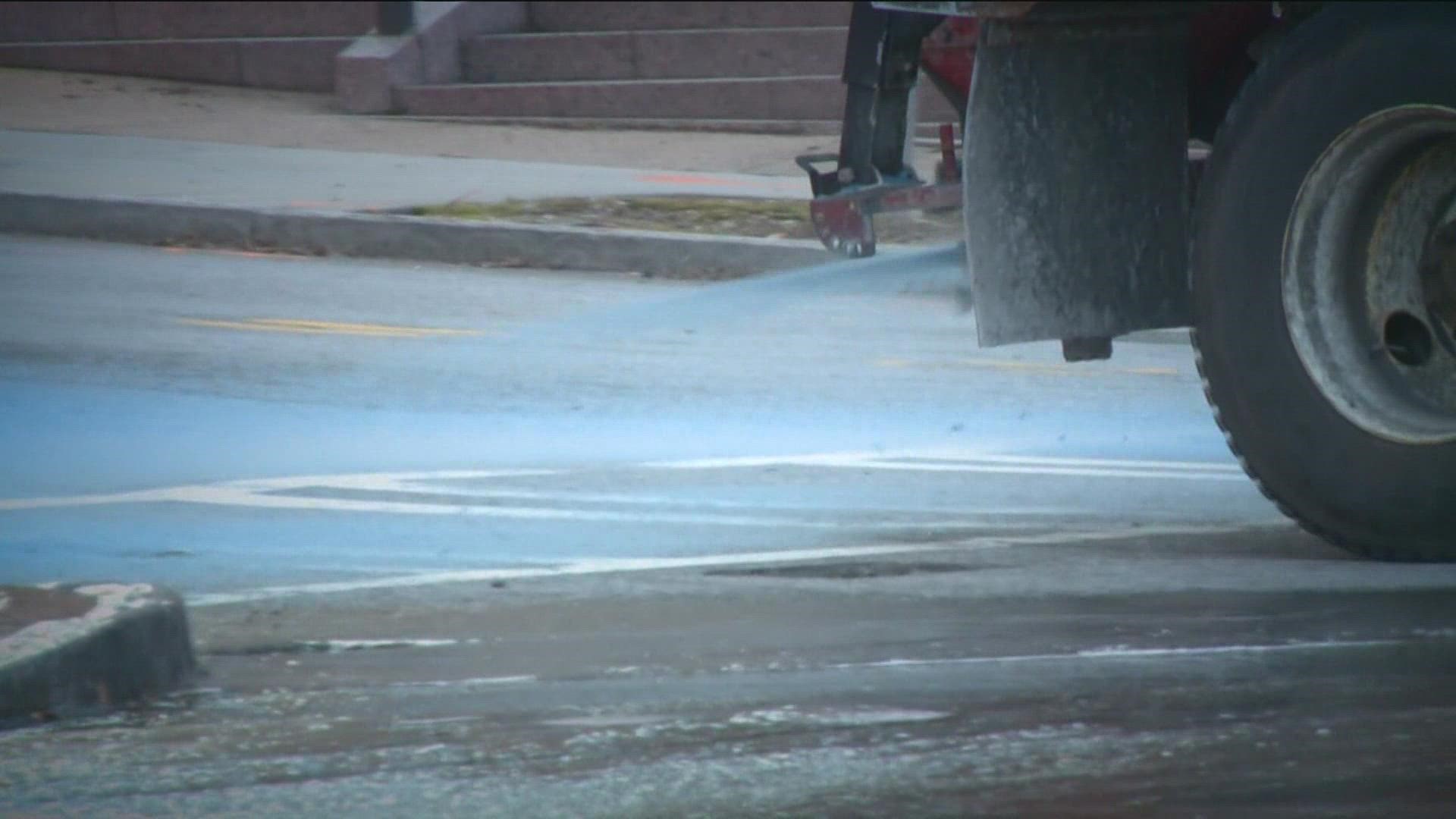 Why Guy | Here's why Georgia DOT uses blue salt to treat roads ...