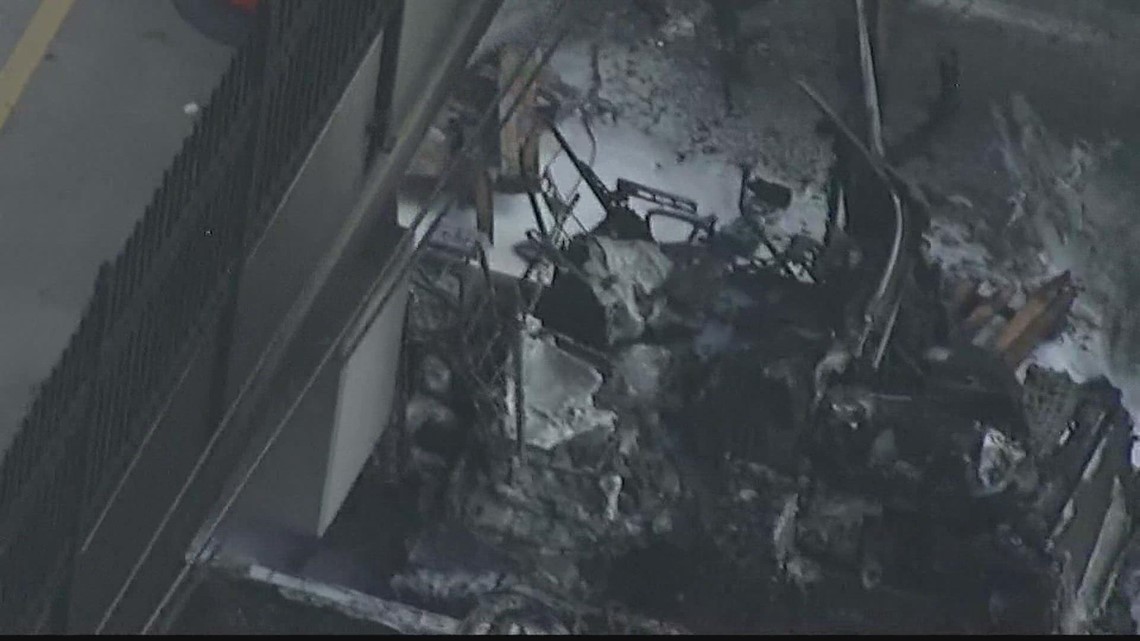 I-285 Ashford Dunwoody Road fire | Driver facing charges | 11alive.com