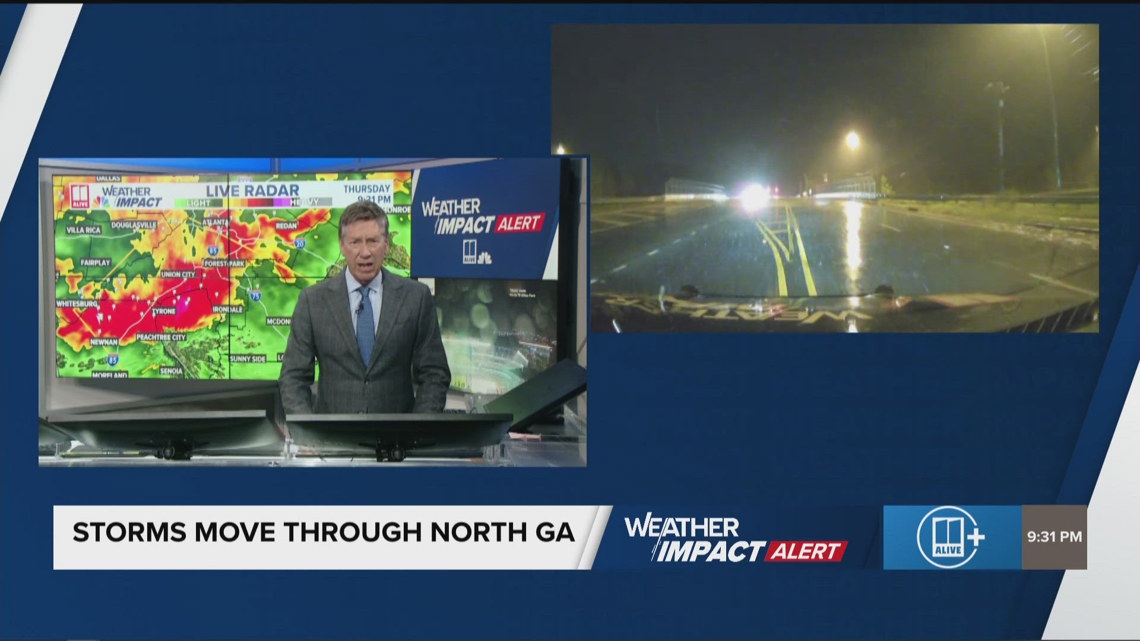 Thunderstorms with heavy rain and lightning in metro Atlanta | 11alive.com