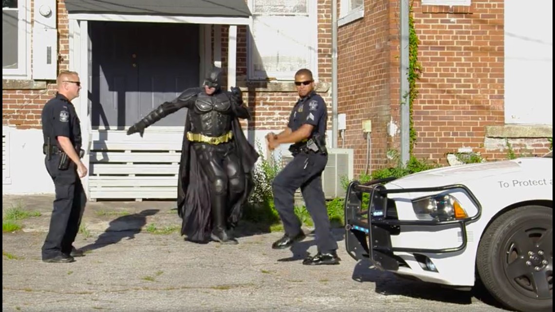 Batman arrested after local dance battle with police, escapes | 11alive.com