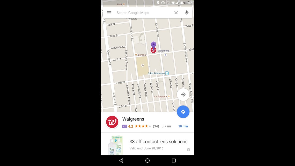 Coming soon to Google Maps: Advertising | 11alive.com