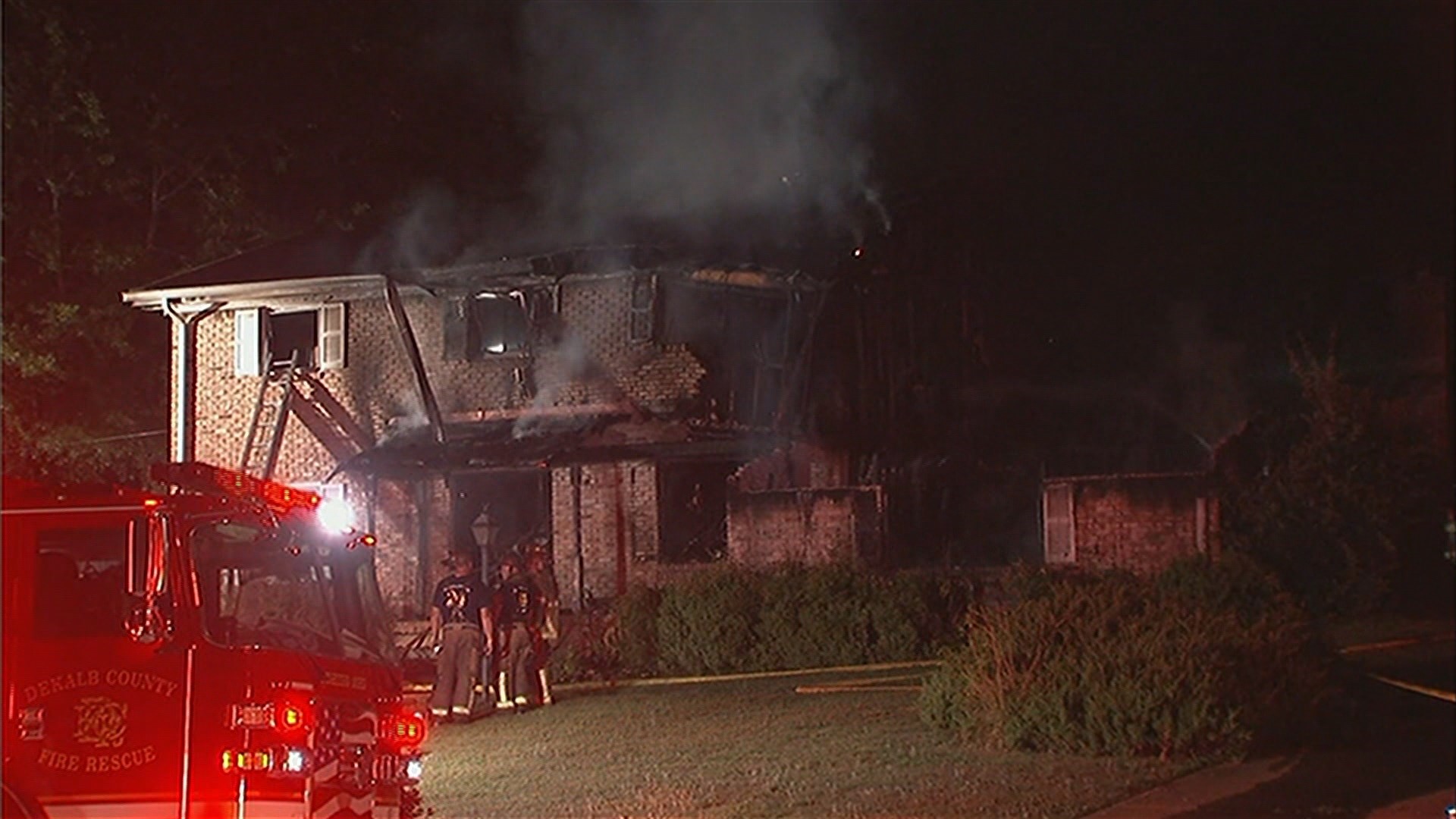 Woman found dead after house fire collapses roof | 11alive.com
