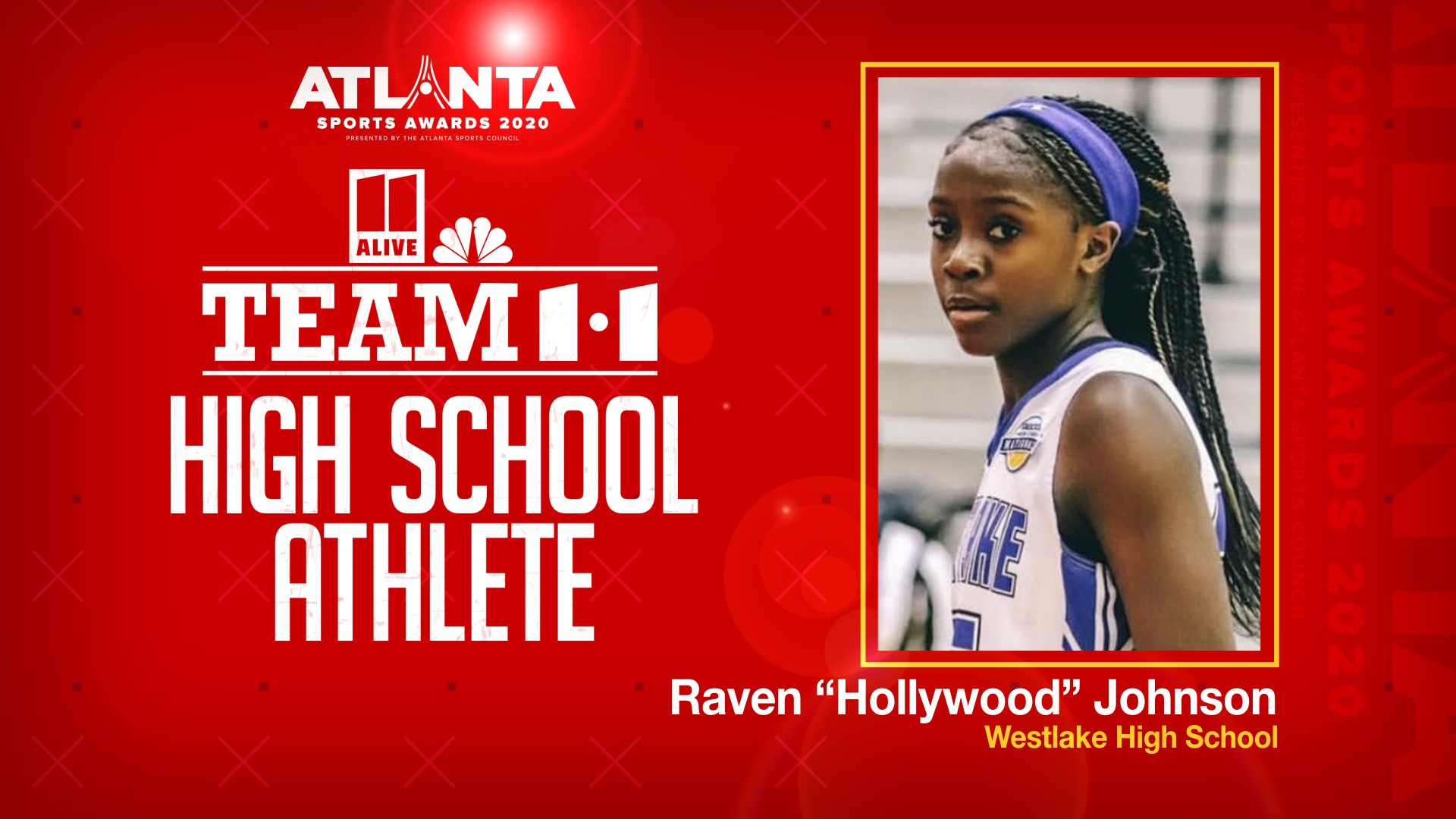 Raven Johnson wins Outstanding Team11 High School Athlete | 11alive.com