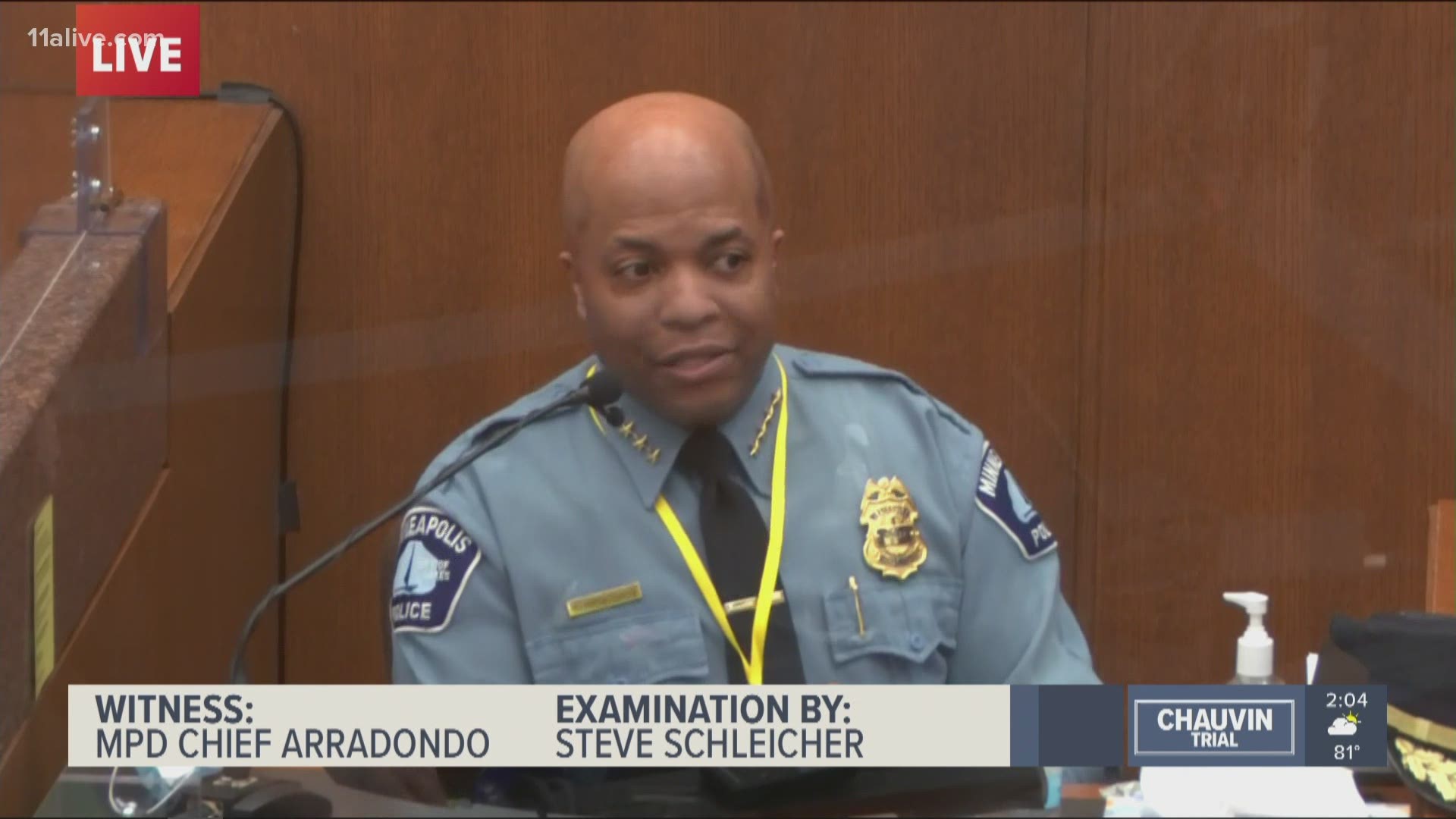 Trial for death of George Floyd | Minneapolis Police chief testifies on ...