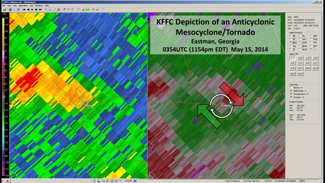 Dodge County hit by rare anticyclonic tornado | 11alive.com