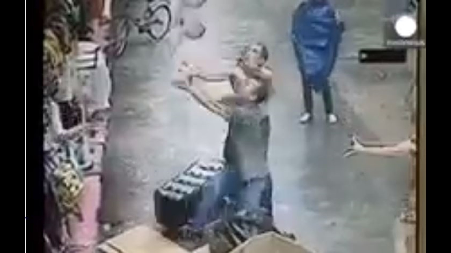 Watch: Men save falling baby's life with miracle catch | 11alive.com