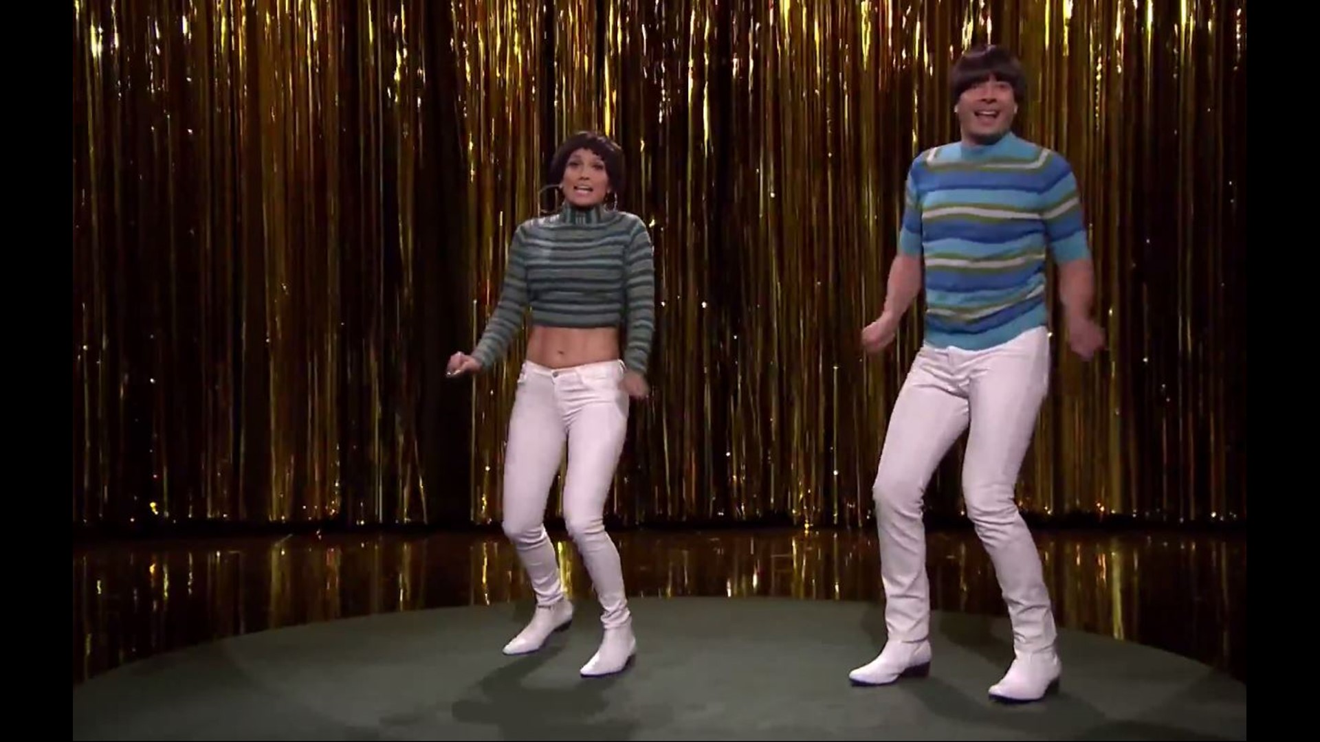 Watch J.Lo and Jimmy Fallon face off in their 'Tight Pants' | 11alive.com