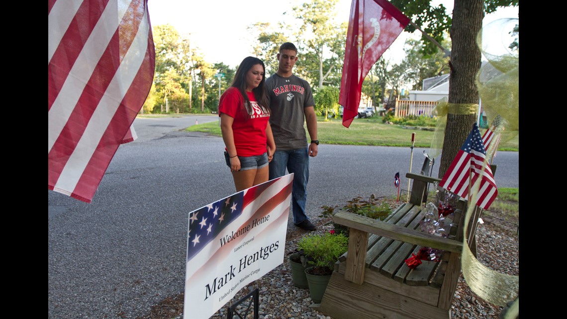 Hero saluted with red, white and blue | 11alive.com