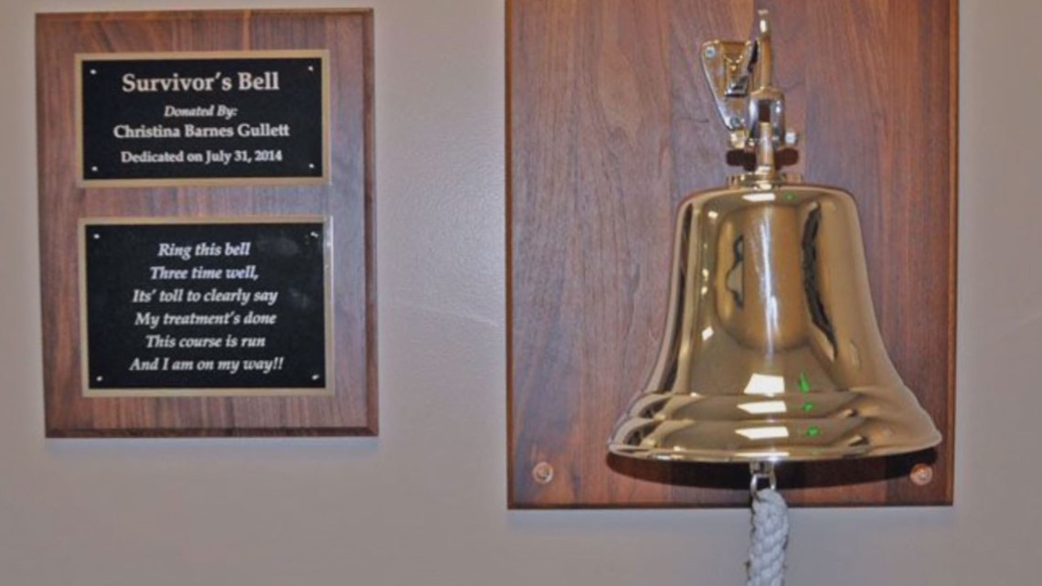 Woman rings bell to signal end of cancer treatment | 11alive.com