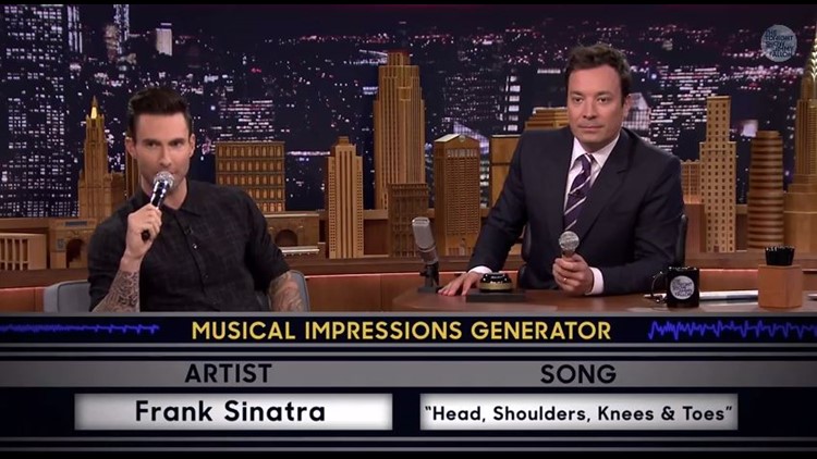 Watch Jimmy Fallon, Adam Levine do impressions | 11alive.com