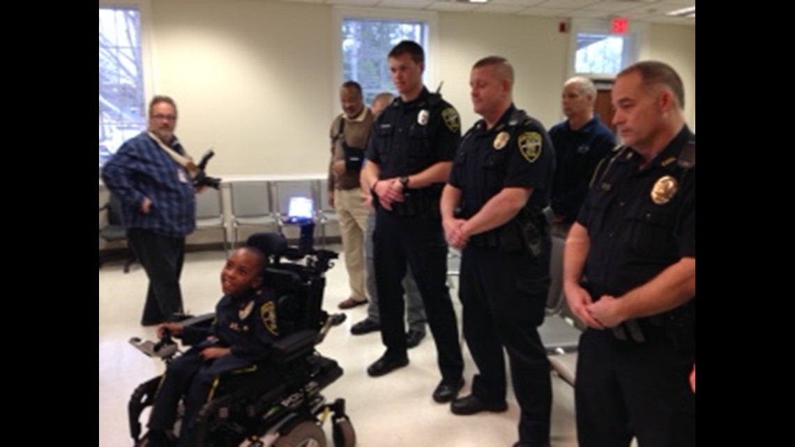 PHOTOS | Officer Morgan gets new uniform | 11alive.com