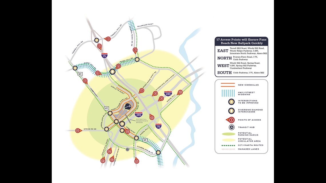 Atlanta Braves release traffic plan for new stadium | 11alive.com