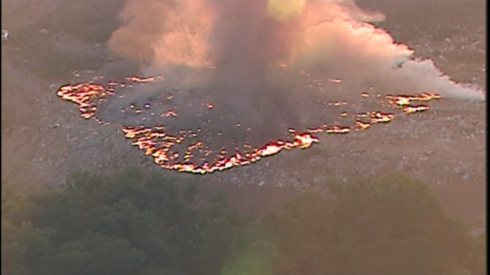 City issues warning after landfill fire | 11alive.com