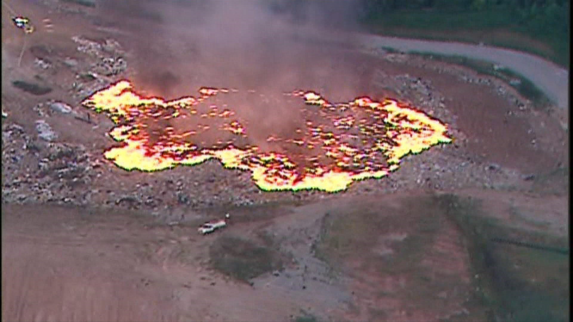 City issues warning after landfill fire | 11alive.com
