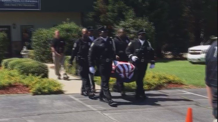 PHOTOS | K9 funeral includes touching tribute from other dogs | 11alive.com