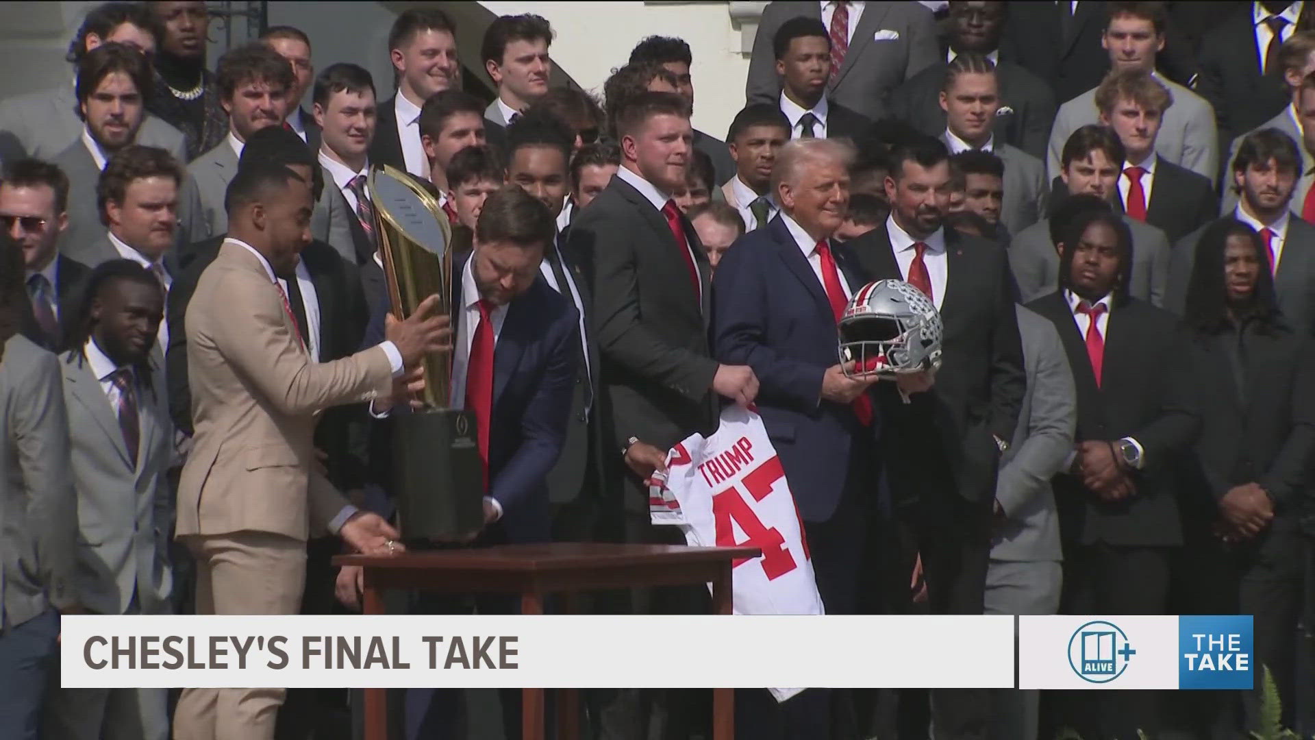 'Was it oo heavy for him?' Chesley's Take | JD Vance fumbles Ohio State ...