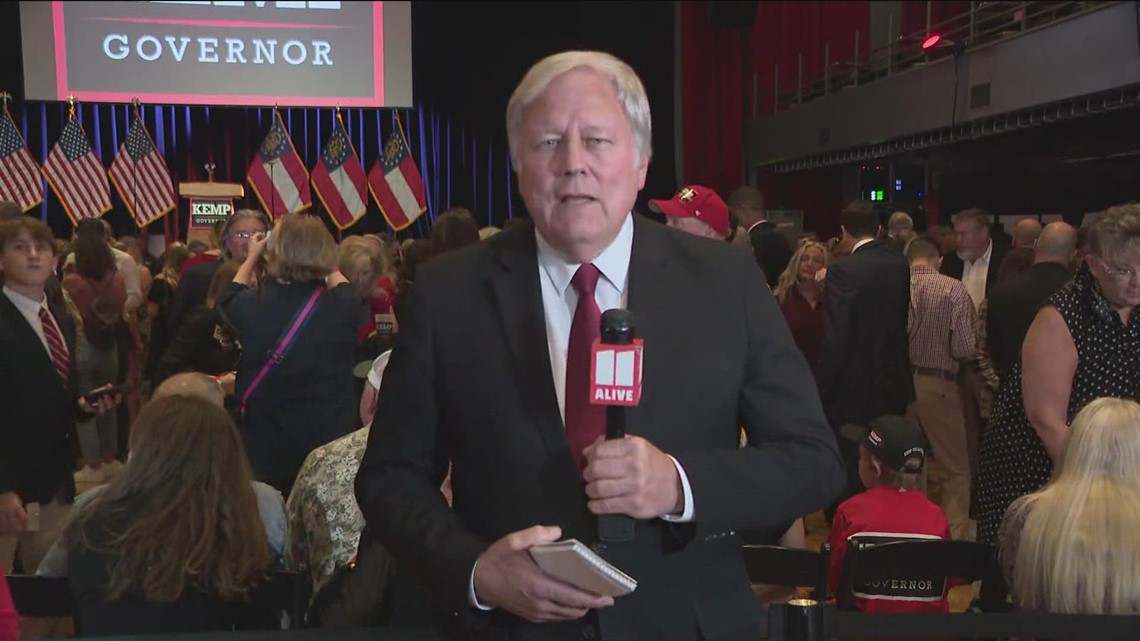Crowd gathers at Brian Kemp's watch party | Georgia Midterm election 2022 | 11alive.com