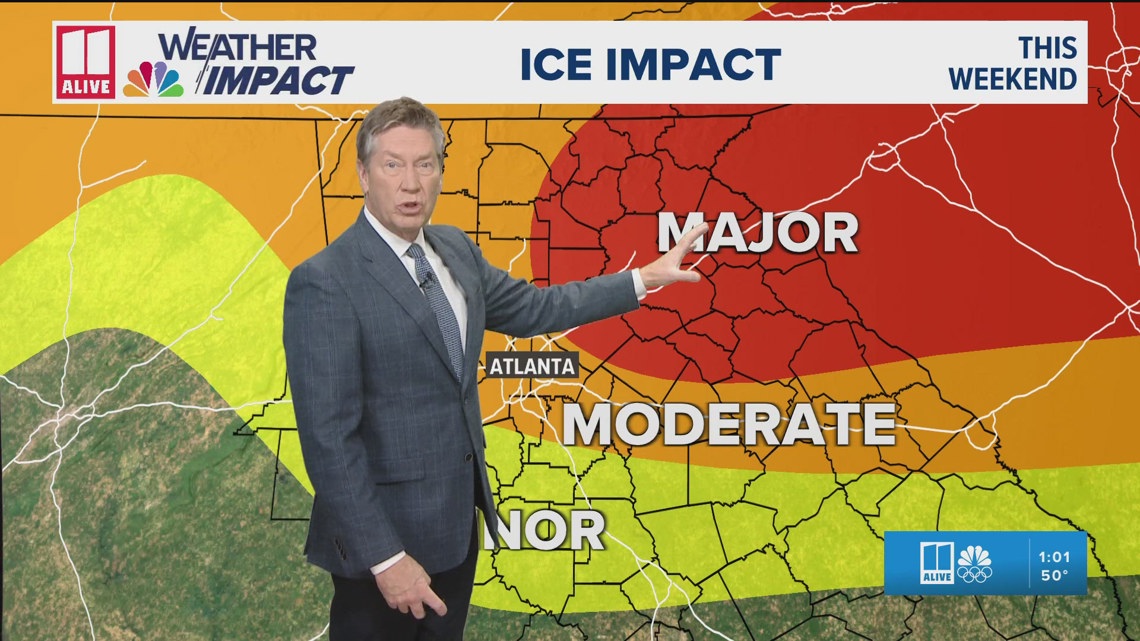 Winter storm update with Chief Meteorologist Chris Holcomb | Atlanta ...