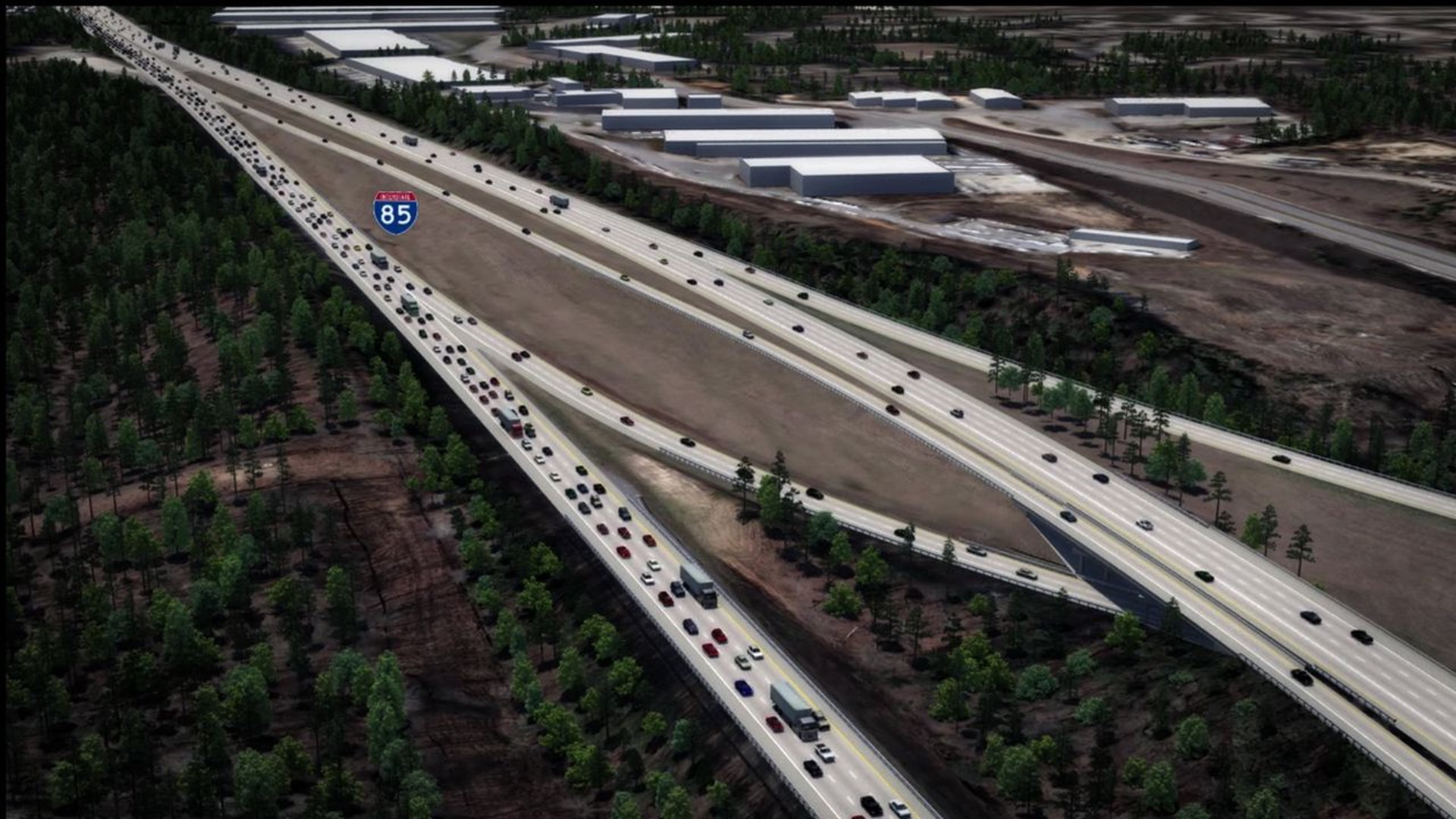 State breaks ground on I-85 express lane expansion | 11alive.com