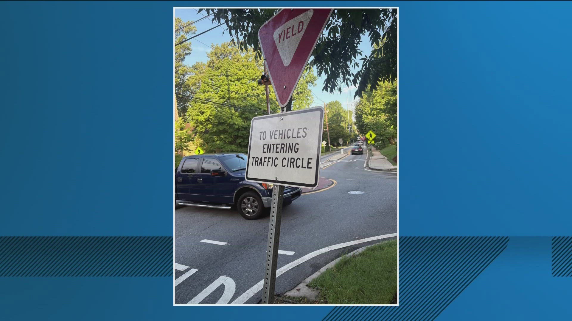 North Decatur Road roundabout sign confusion fixed with viewer tip ...