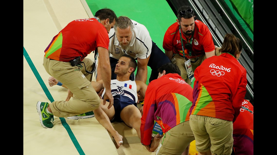 PHOTOS: French gymnast snaps leg | 11alive.com